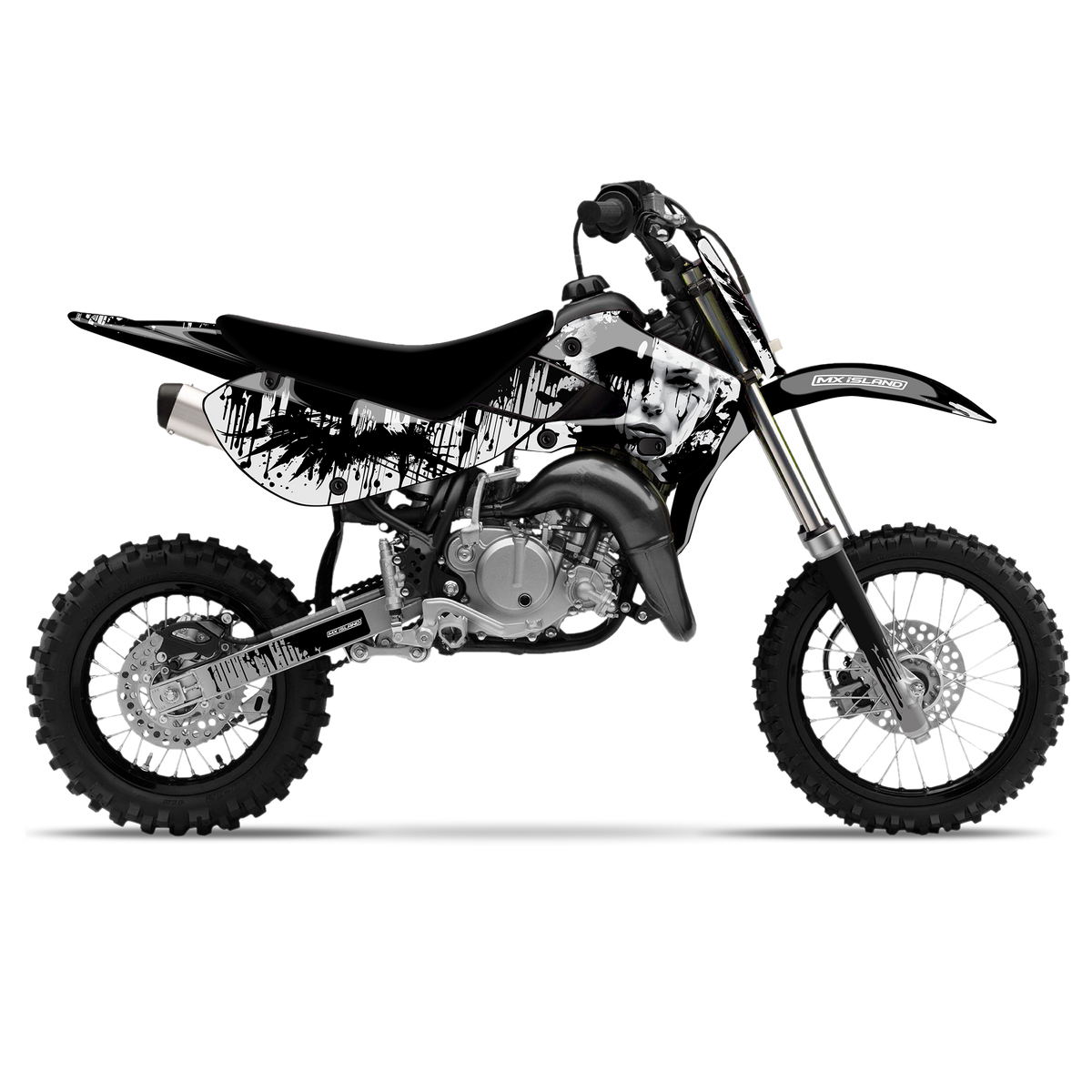 KX 65 2000 - 2025 Kawasaki Graphics Kit - Angel Hart – MX iSLAND