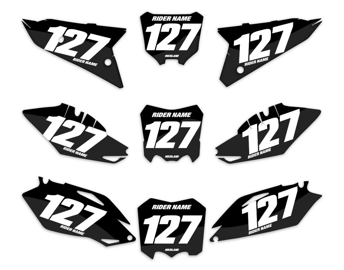 PUREFORM: Suzuki Number Plate Graphics kit – MX iSLAND